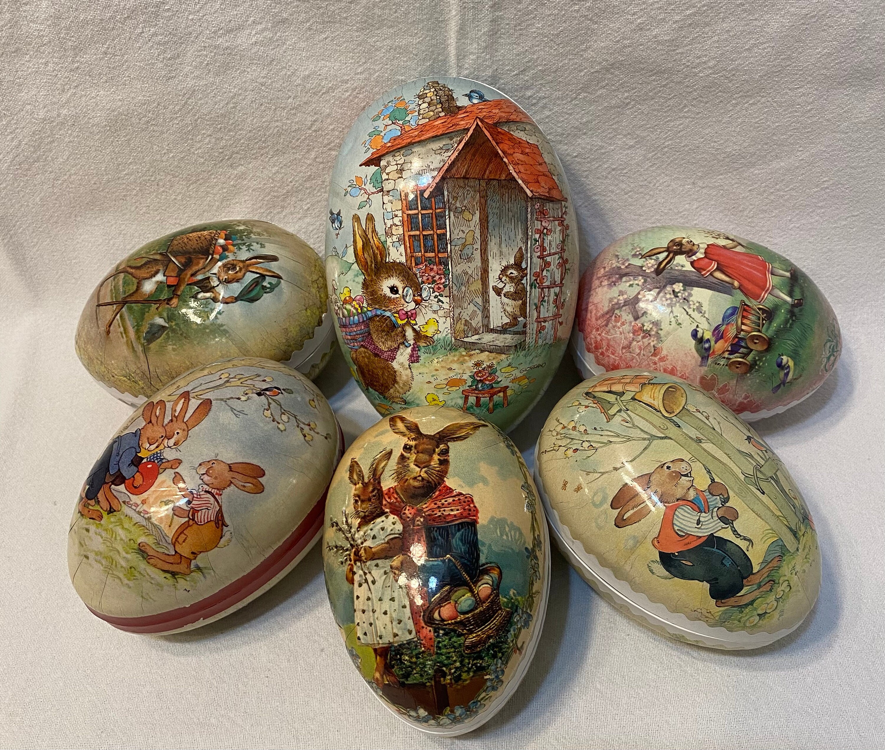 Vintage Nestler Paper Mache Easter Box - Etsy