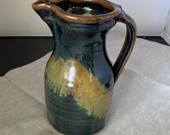 Vintage Glenn Spangler Studio Pottery Pitcher - Etsy