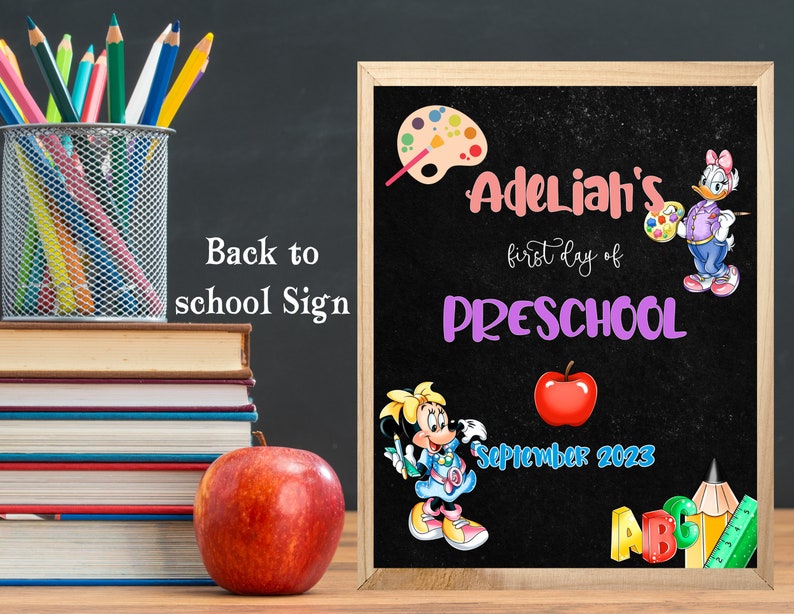 BACK to School Printable Sign Kids Back to School Sign, 8x10, Printable ...