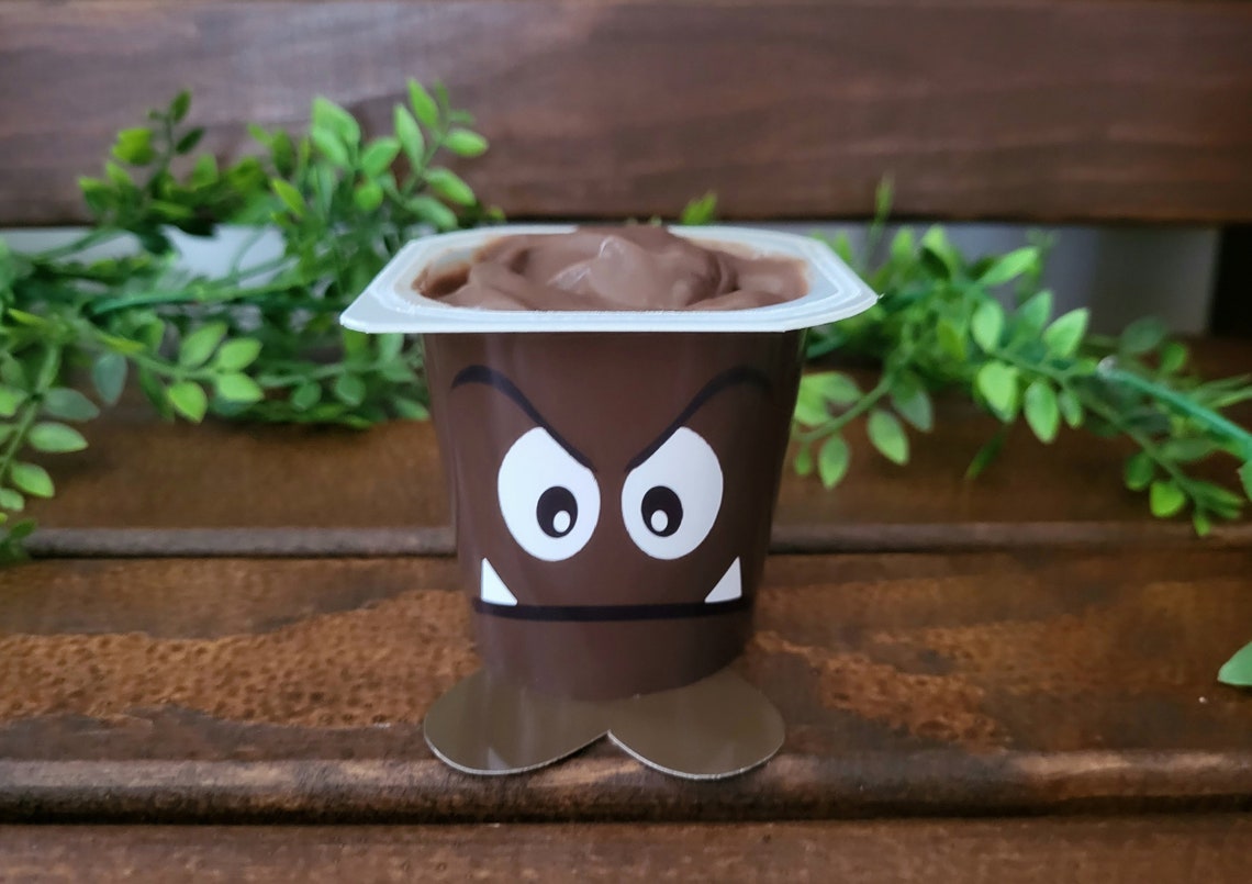 Goomba Faces Super Goomba Pudding Wrapper Brown Goomba Face - Etsy