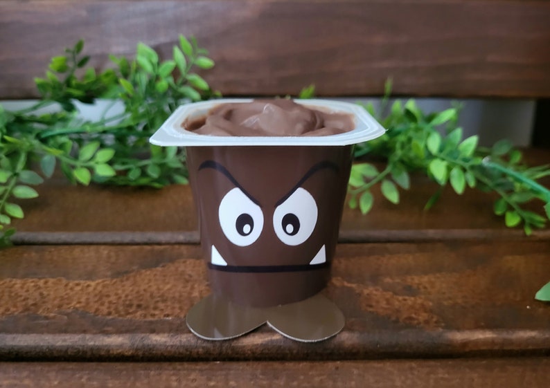 Goomba Faces Super Goomba Pudding Wrapper Brown Goomba Face - Etsy