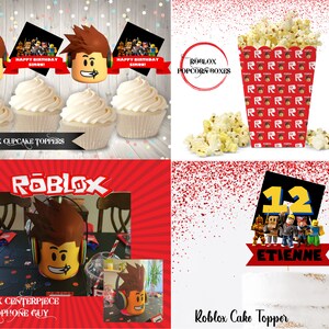 BIG ROBLOX PARTY Bundle Printable Big Roblox Birthday Party Bundle ...
