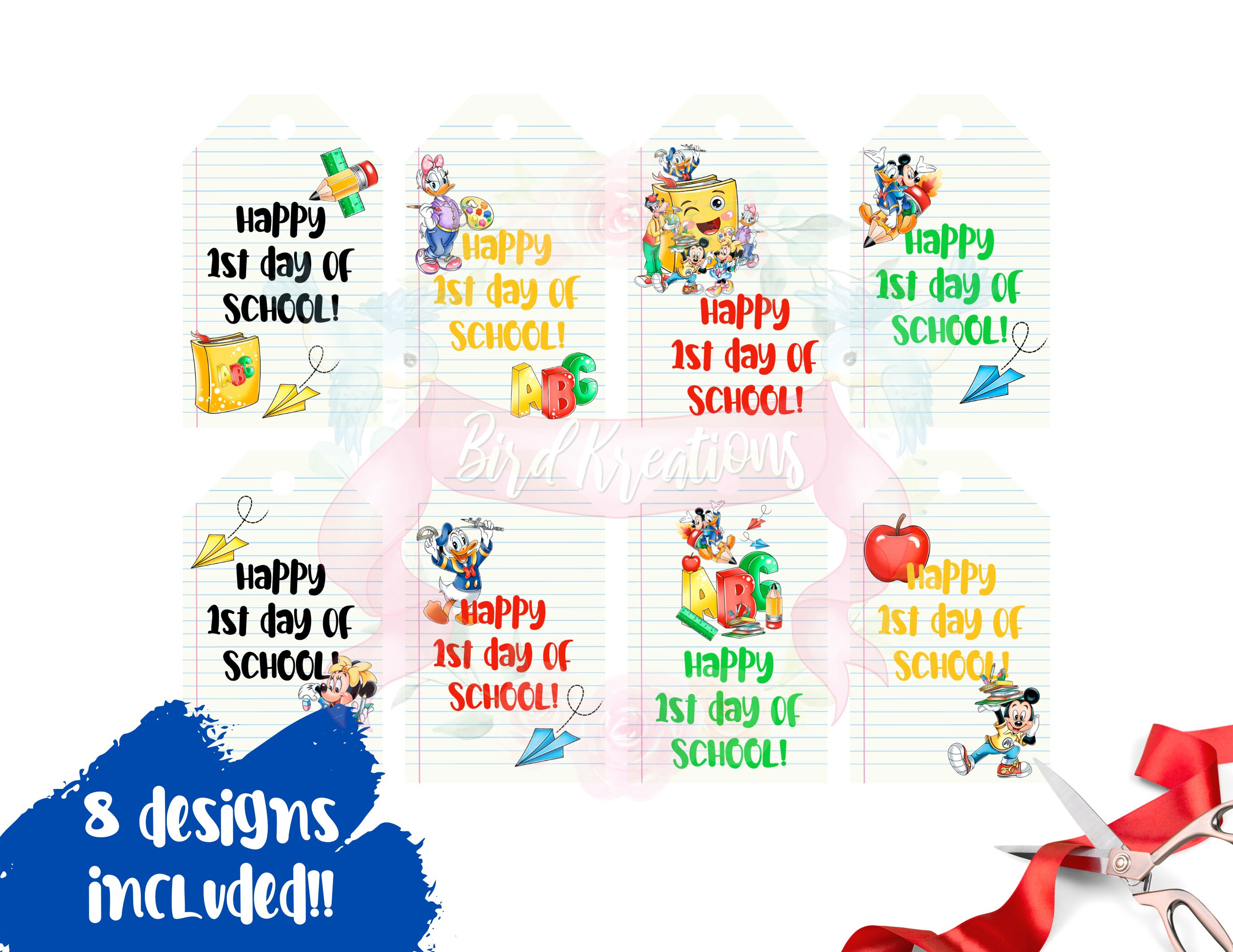 BACK TO SCHOOL Students Gift Tags Printable School Gift Tags - Etsy
