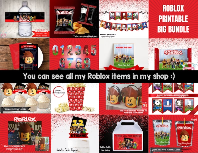 ROBLOX PRINGLES Headphones Design- PRINTABLE Template to Create Roblox ...