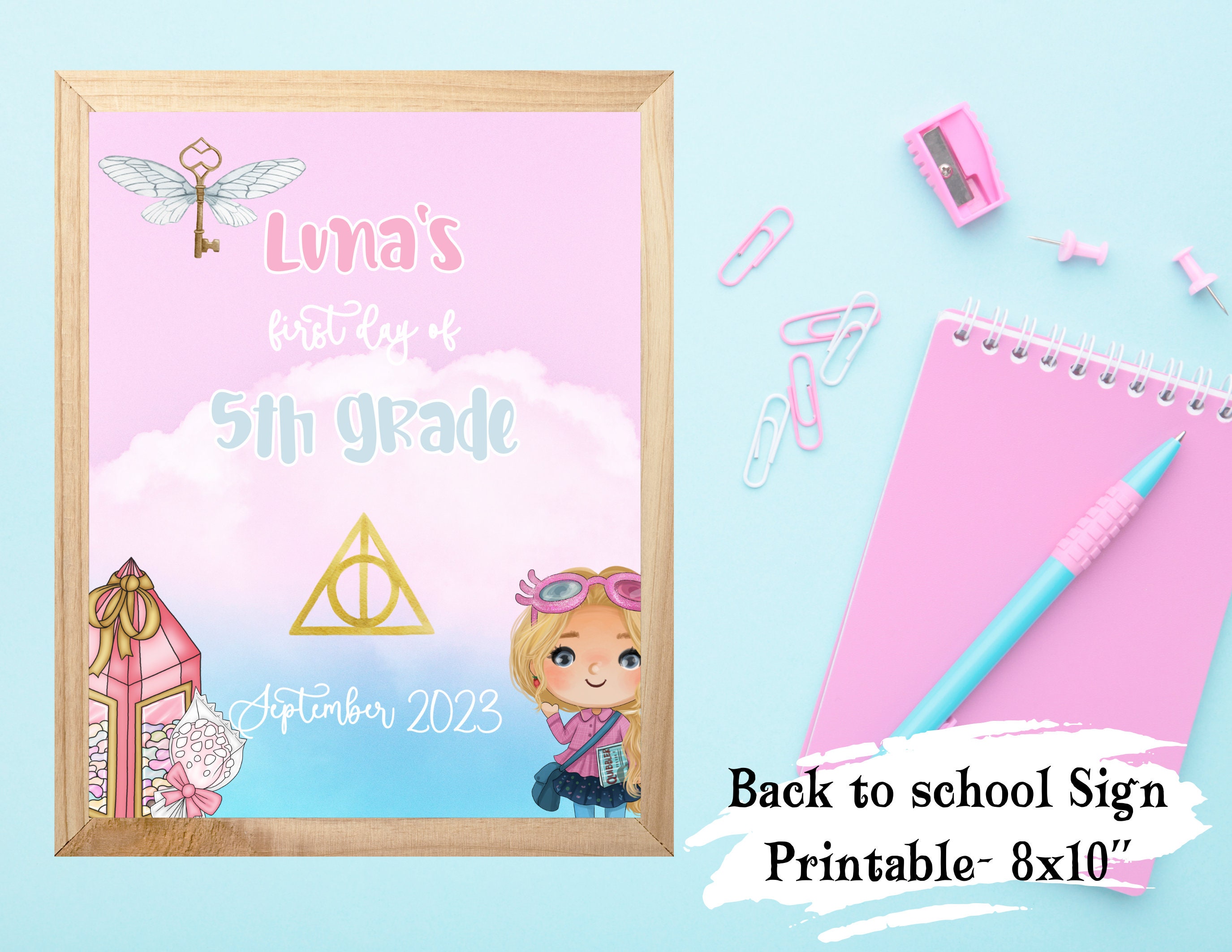 BACK to School Printable Sign Magic Back to School Sign, 8x10 ...