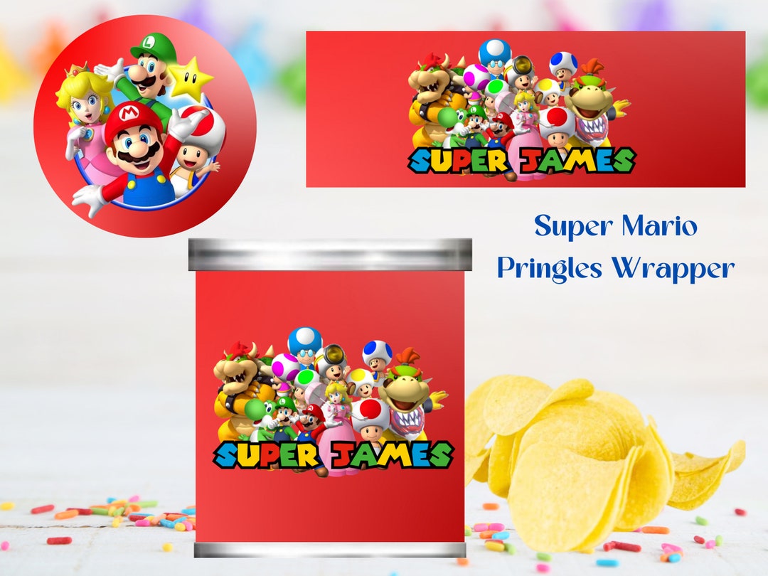 SUPER BROTHERS PRINGLES Wrappers Digital Printable Super Video Games ...