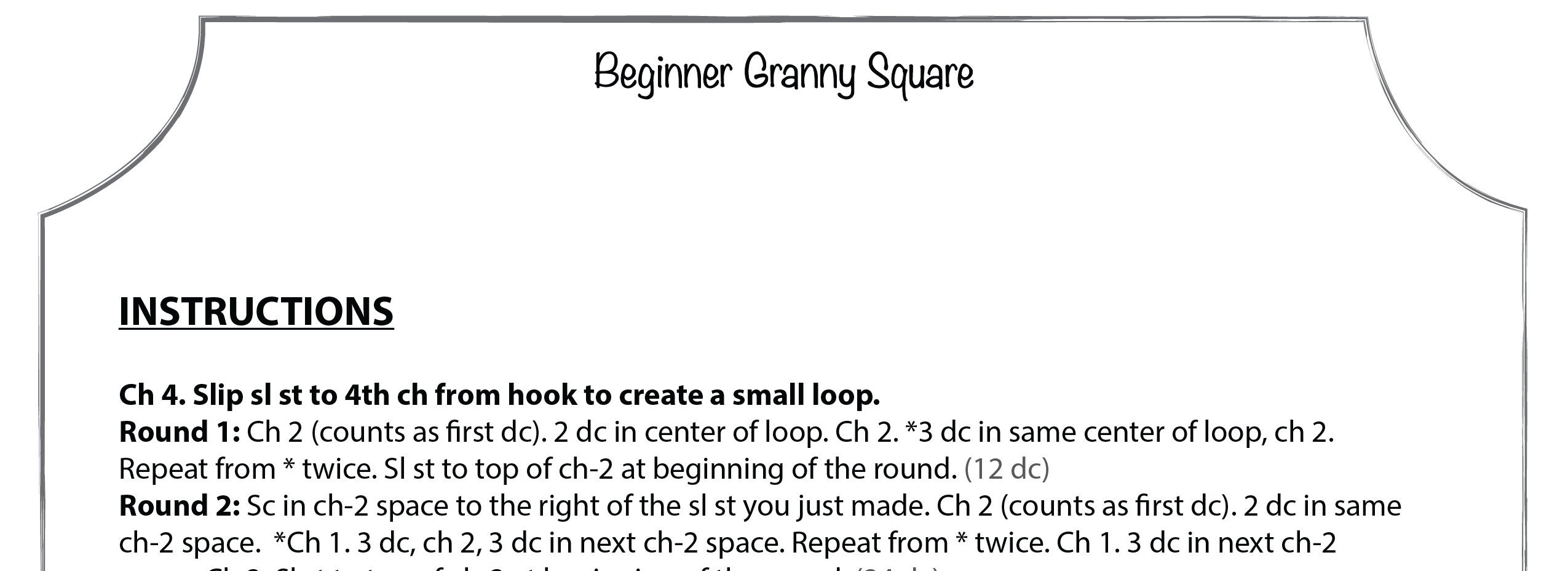 Easy Solid Granny Square Crochet Pattern / Beginner Crochet / Blanket ...