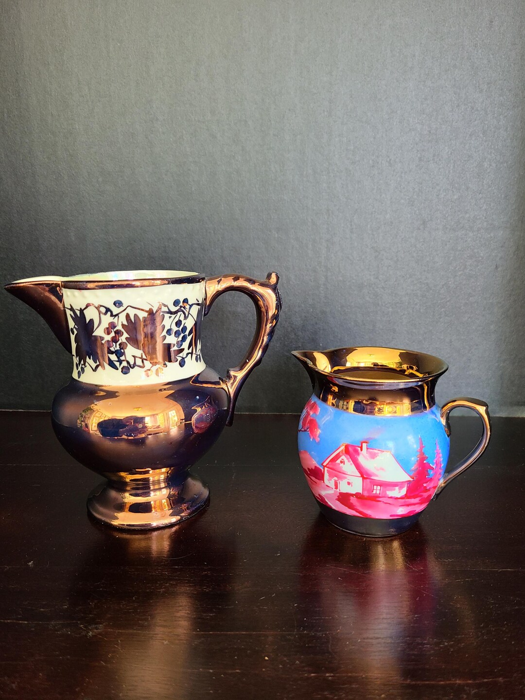 Lustreware Pitchers TWO, Vintage - Etsy