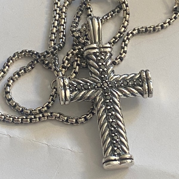 David Yurman Men Pendant Cross - Etsy