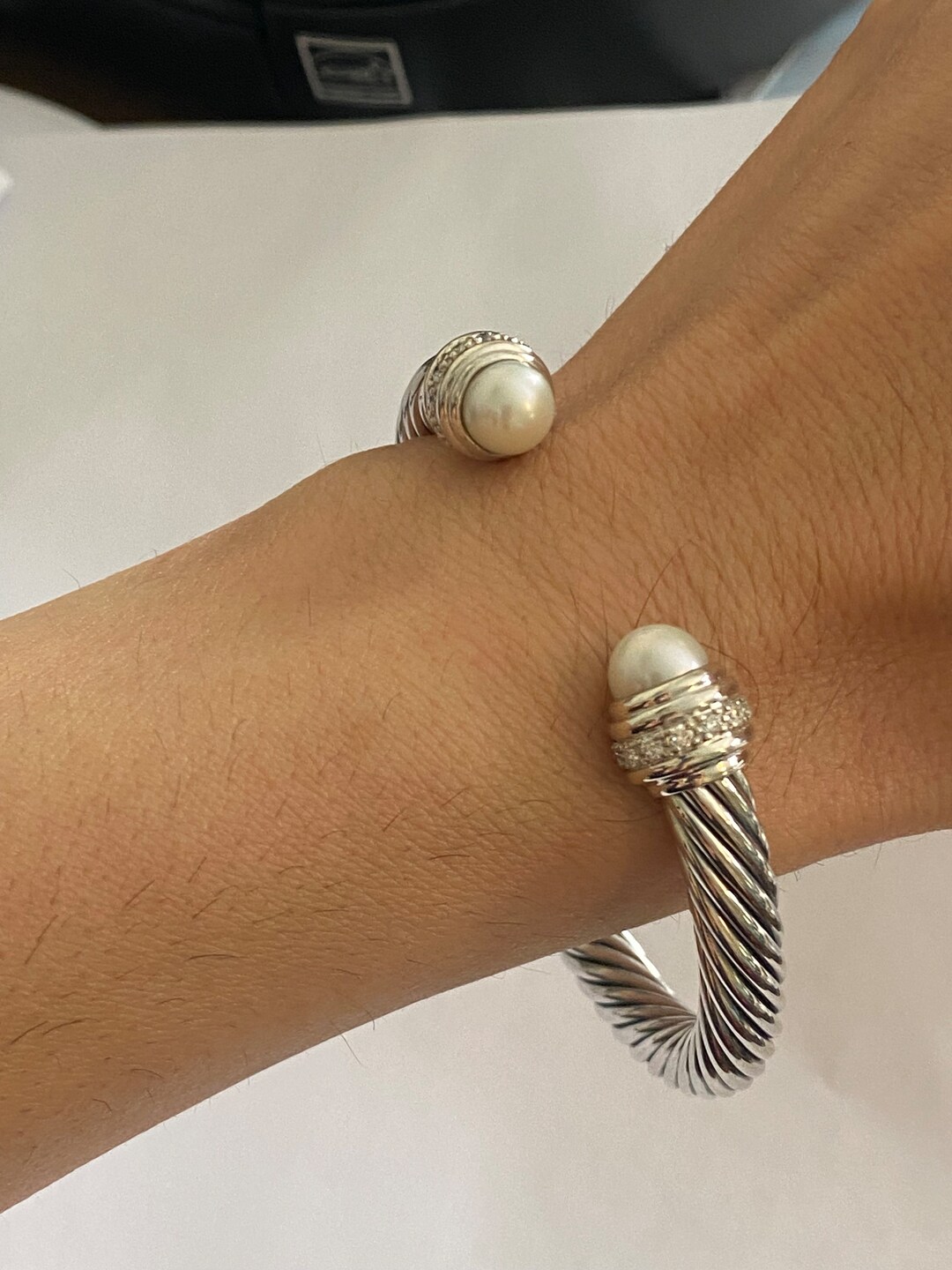 David yurman pearl bracelet 5mm store