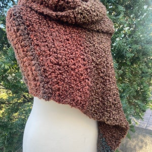 Hand Made Bulky Shawl, A Shawl, Wrap Shawl, Teddy Shawl, Cosy Shawl ...