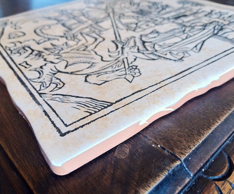 Saint George and the Dragon Screen Printed Decorative Tile - Etsy