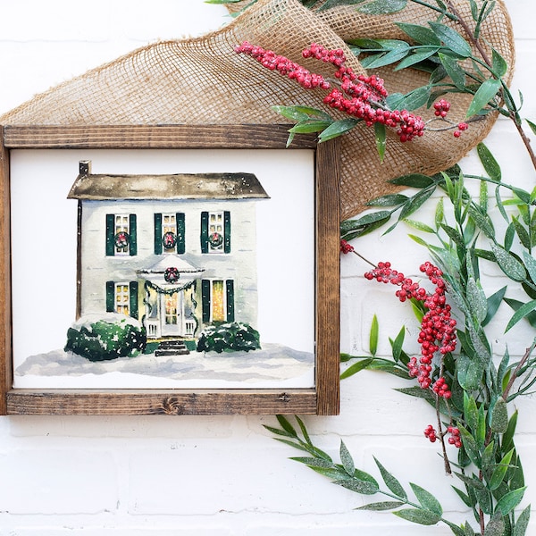 Saltbox House - Etsy