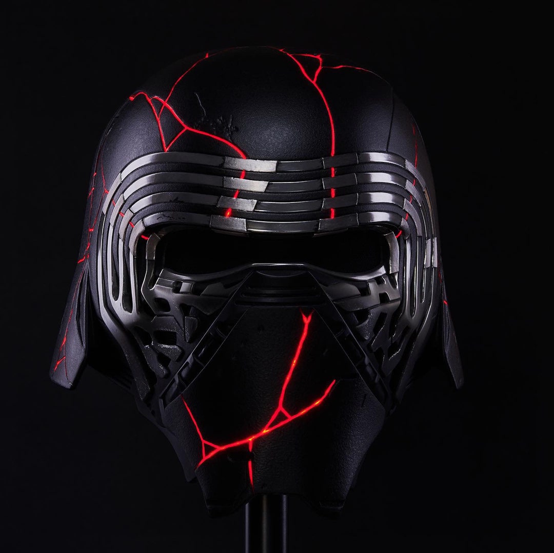 Kylo Ren Rise Of Skywalker Finished Helmet Etsy