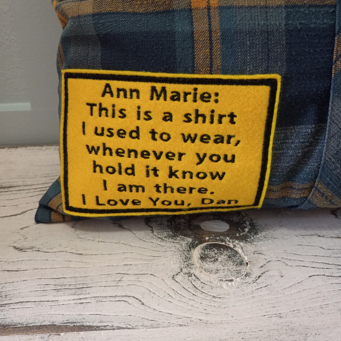 Keepsake Pillow/memory Pillow/handmade Pillow/memory of Loved One ...