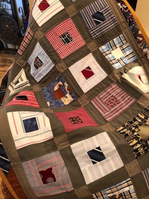 Memory Quilt Custom Handmade Memory Blanket Made From | Etsy