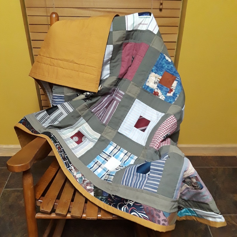 Memory Quilt Custom Handmade Memory Blanket Made From - Etsy