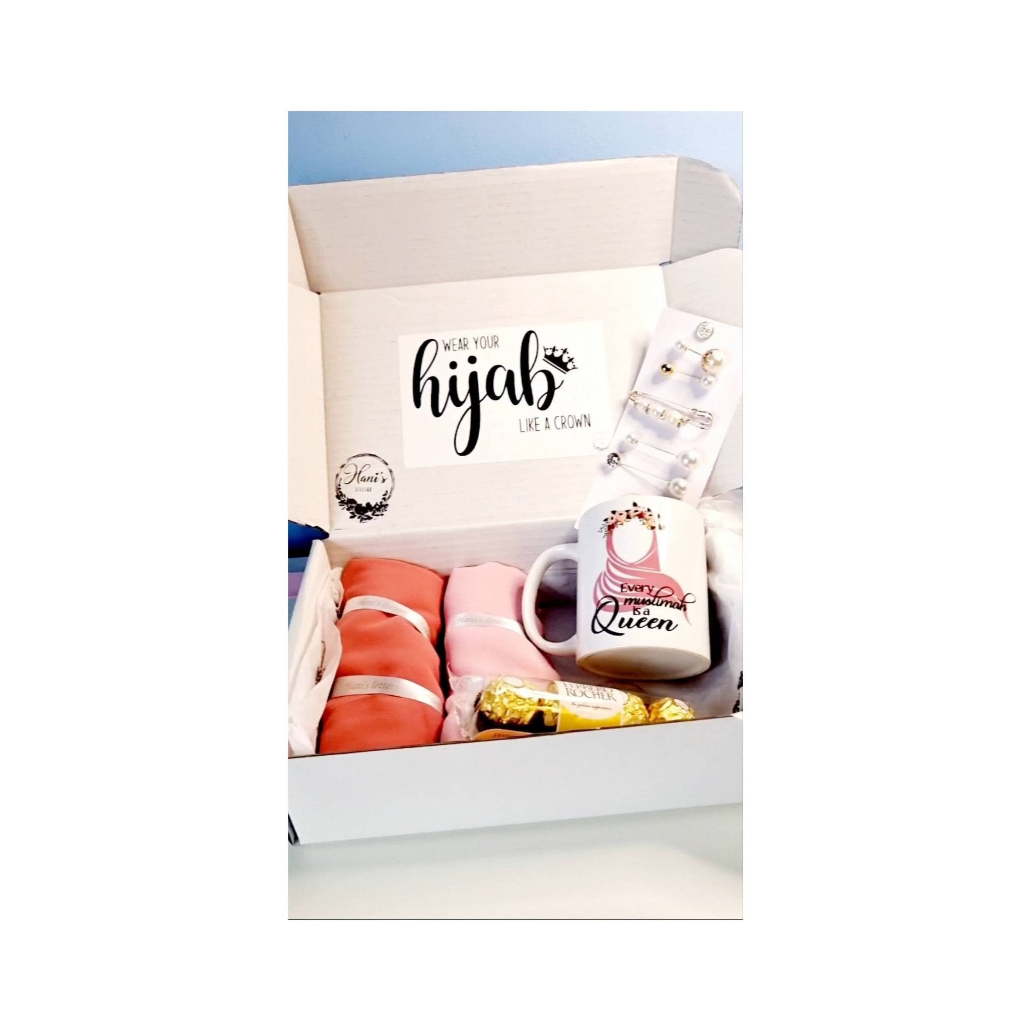 Hijab Gift Box, Personalised, Personalised Muslim Gift, Muslimah Gift ...