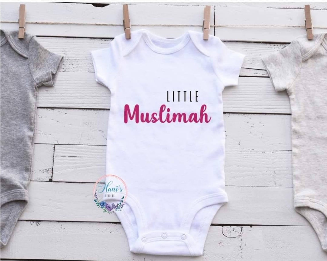Islamic baby clothes Little muslimah bodysuit Muslim baby - Etsy.de