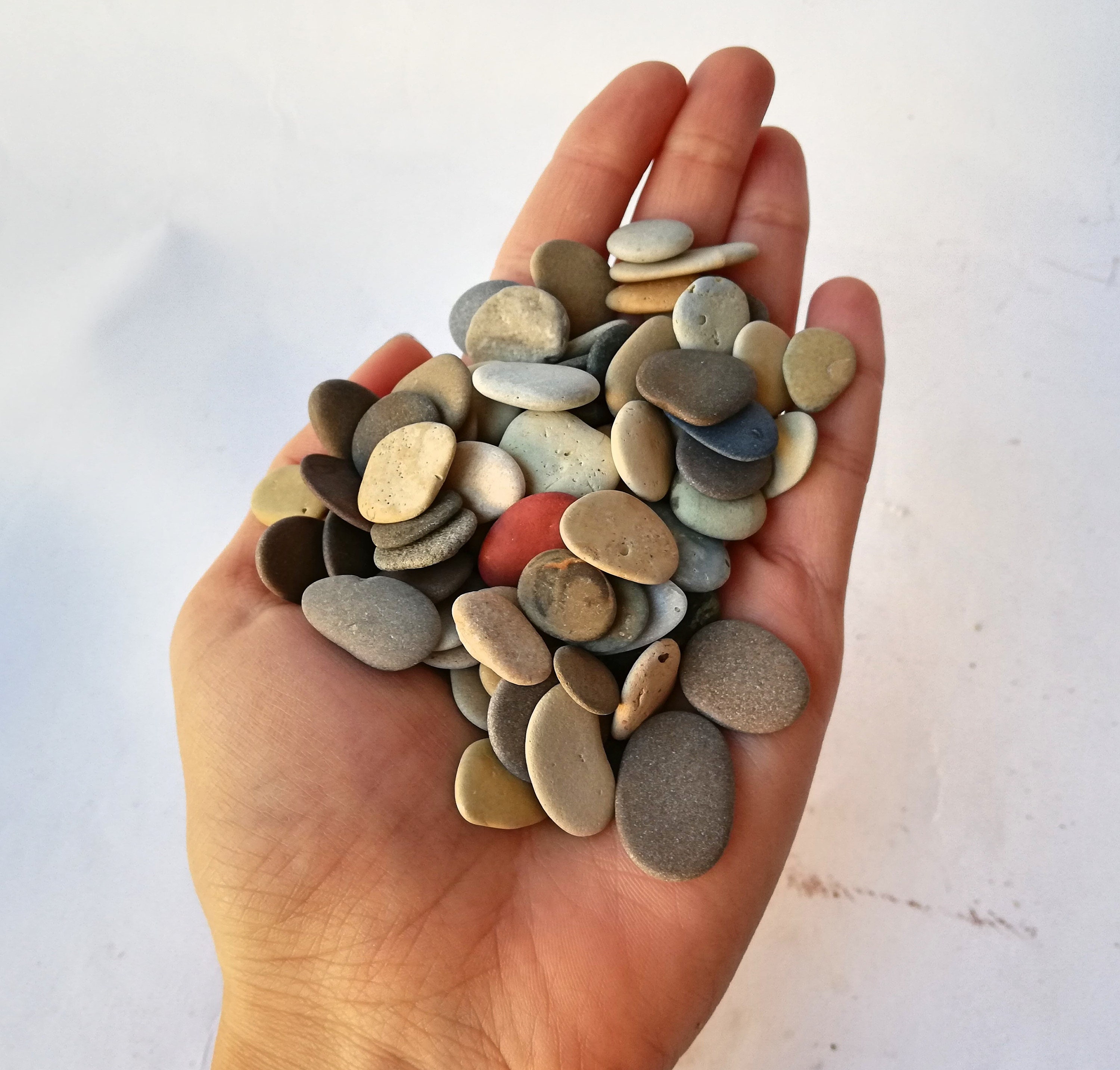 Beach Small Stones Lot 20-160 Set Pebbles Craft Natural Sea | Etsy