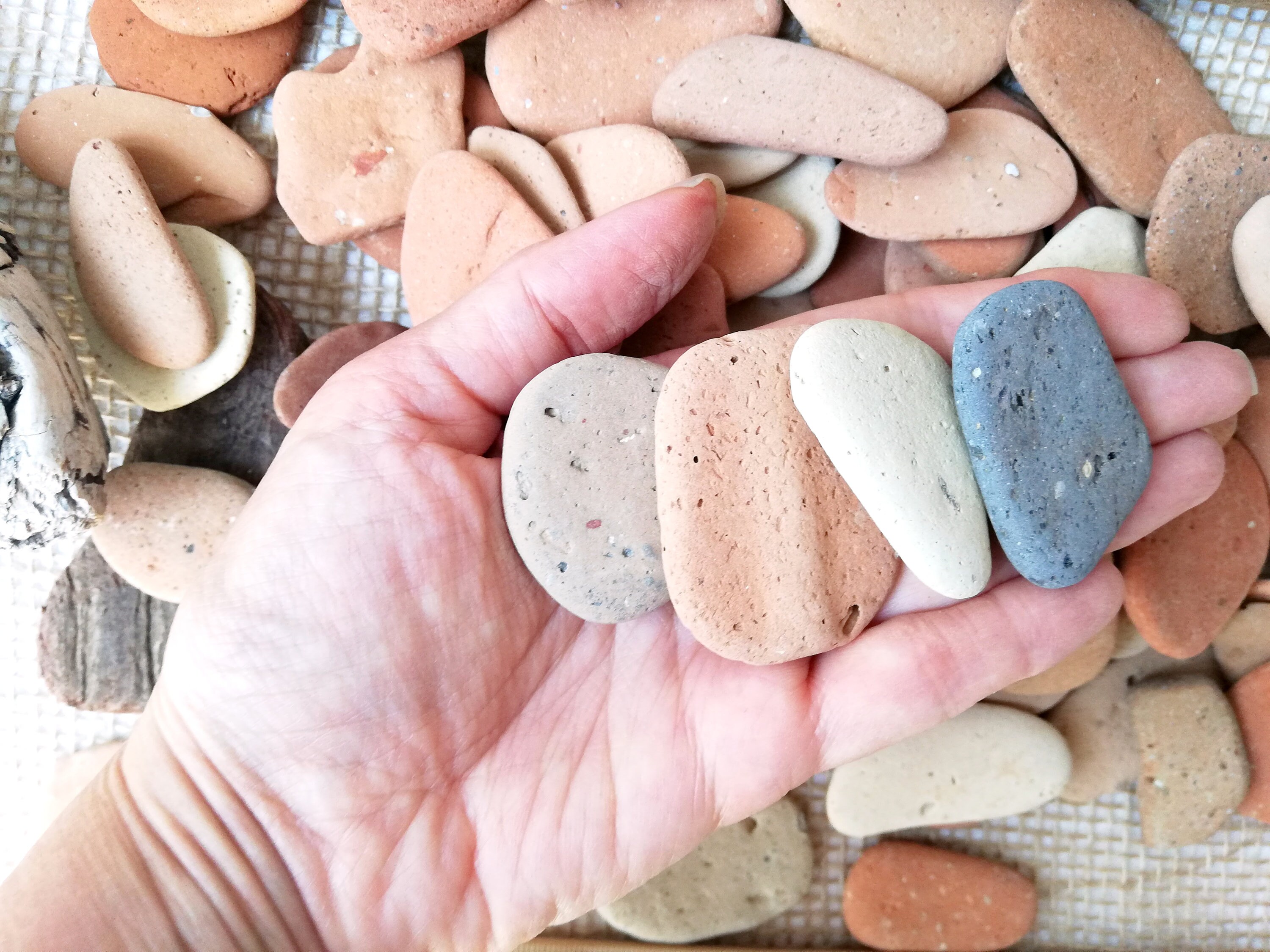 Bulk Lot 15 45 Sea Flat Terracotta Beach Pottery Craft | Etsy