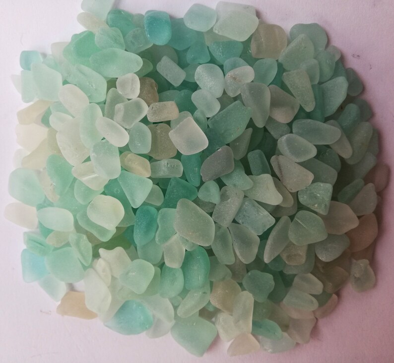 Sea glass thick 25-200 set Crafts and jewelry Bulk real | Etsy
