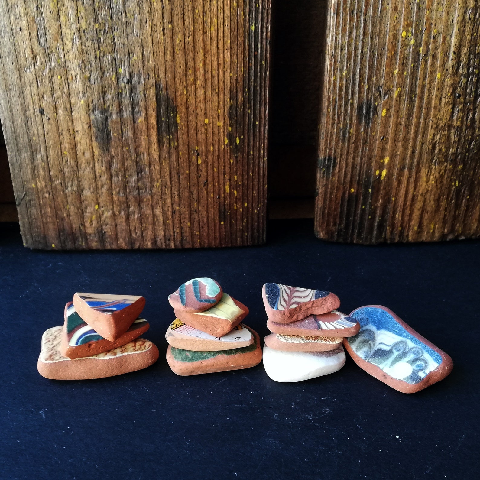 Sea Ceramic Pottery Shards Set 12 Collectible Sea Genuine - Etsy