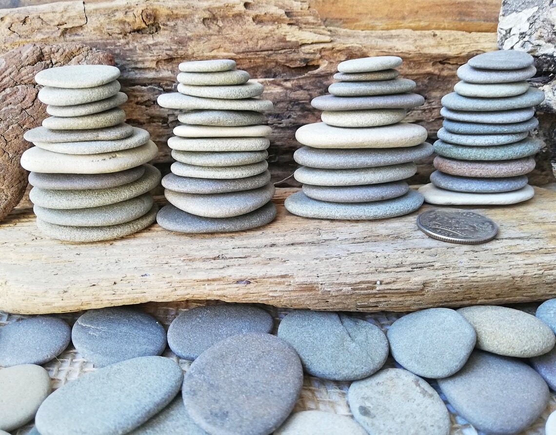 Beach Stones Lot 30-90 Set Sea Pebbles Craft Natural Flat Sea - Etsy