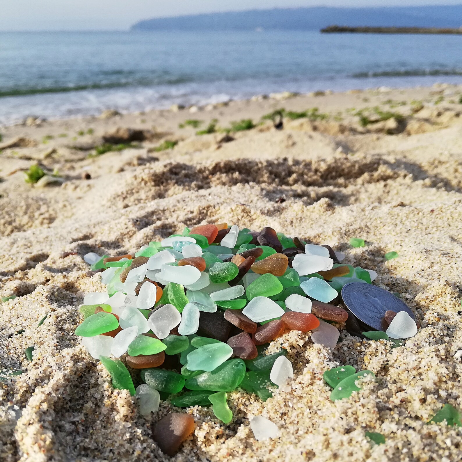 Sea Glass Small 50-500 Lot Bulk Real Beach Glass Mosaic Sea - Etsy Canada
