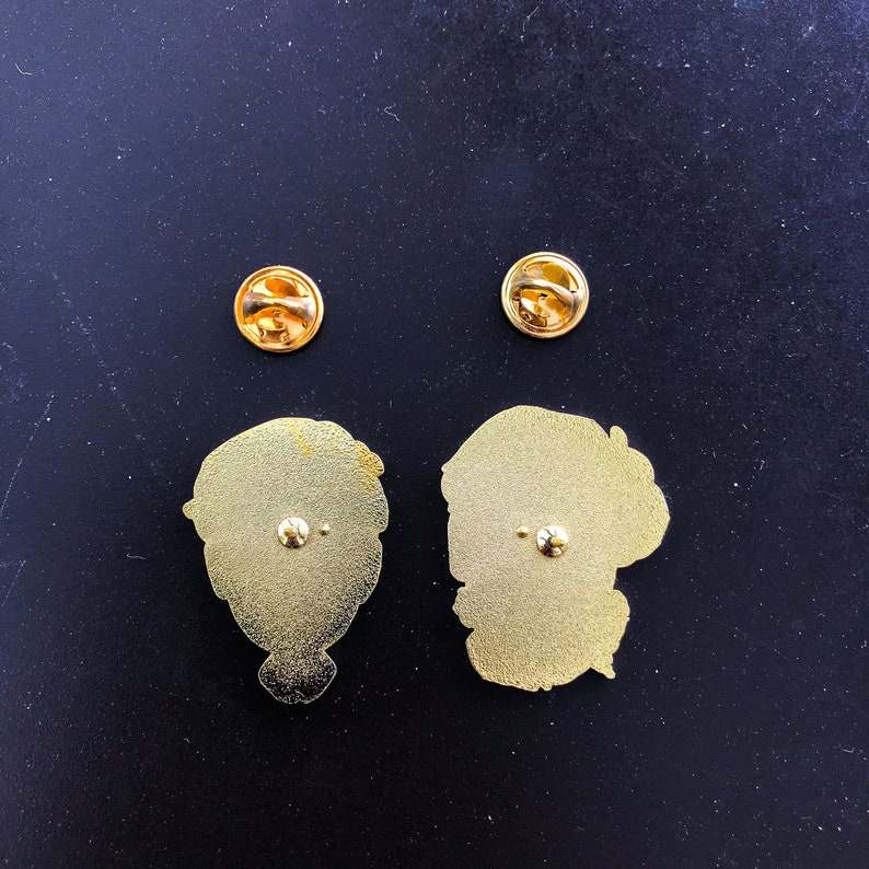 Hidden Gold Enamel Pin 1.4 Inches - Etsy