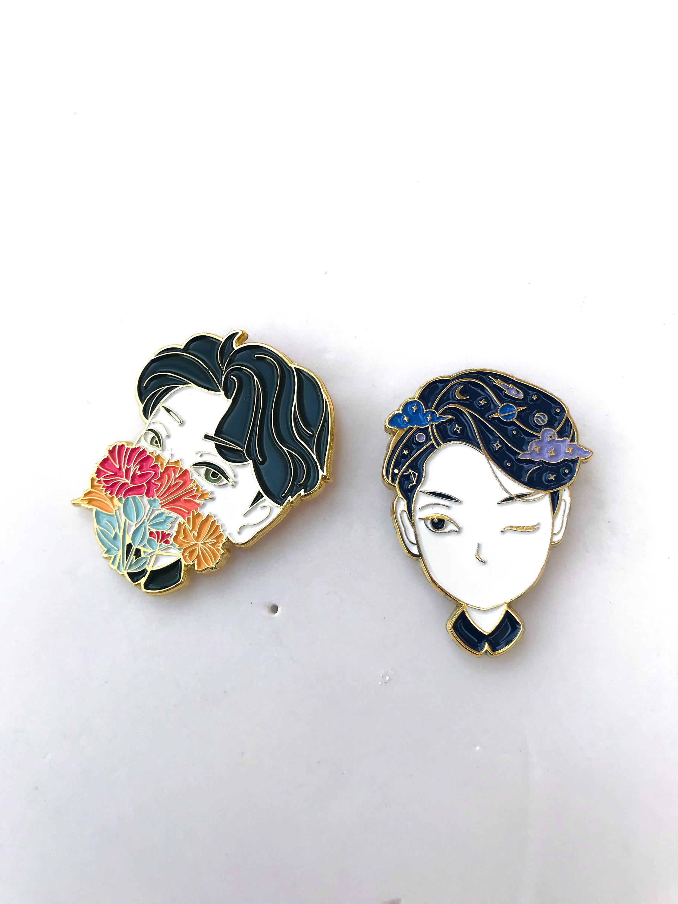 Hidden Gold Enamel Pin 1.4 Inches - Etsy