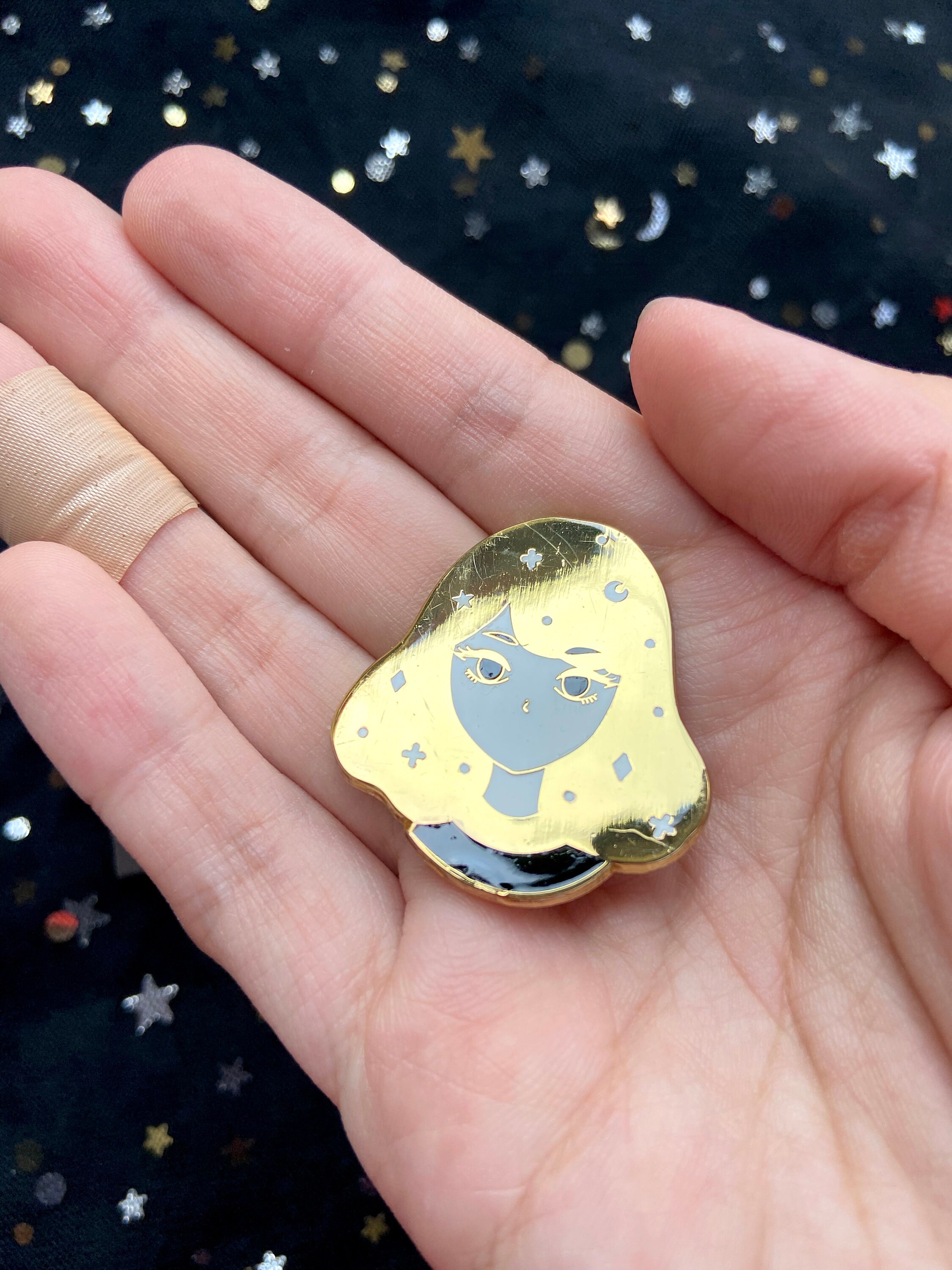 You Are Gold Hard Gold Enamel Pin 1.3 Inches | Etsy