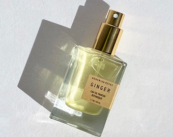 Ginger Tea Perfume Oil Spicy Ginger Charred Cedar Black - Etsy