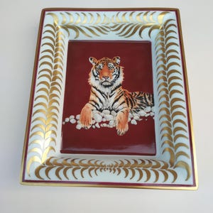 Hermes Royal Tiger Porcelain Change Tray, Tigre Royal - Etsy