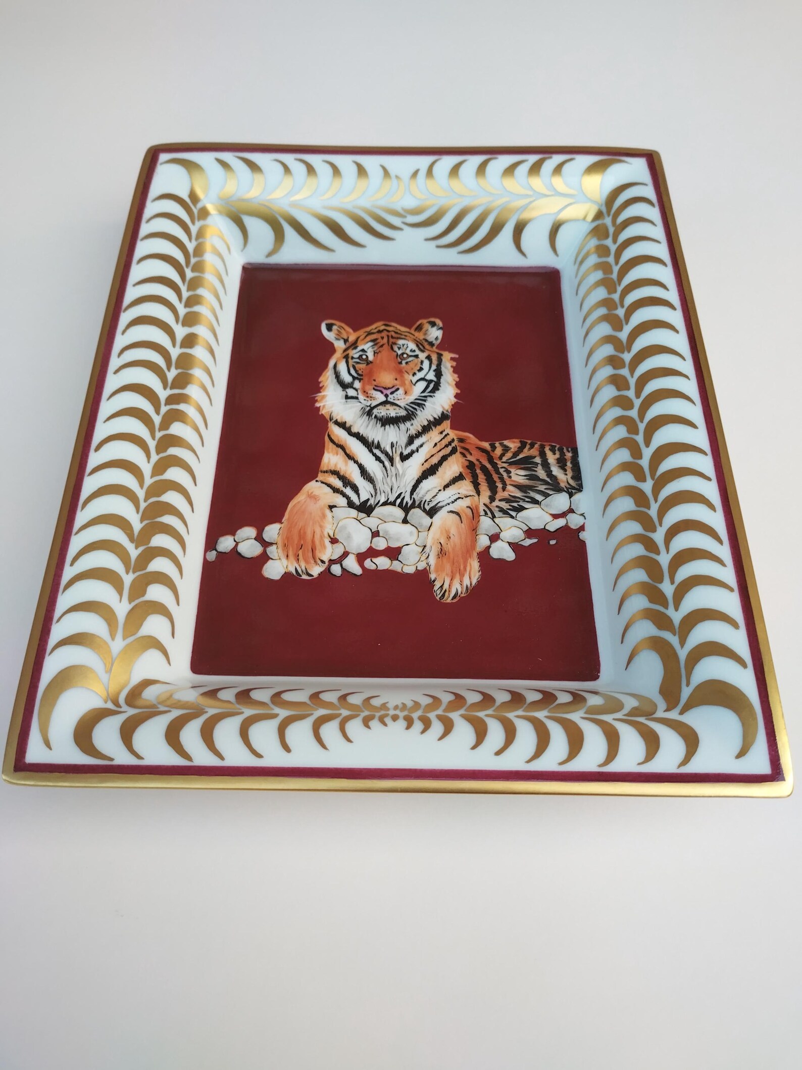 Hermes Royal Tiger Porcelain Change Tray, Tigre Royal - Etsy