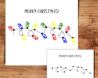 Digital Download Fingerprint Christmas Tree Craft (Download Now) - Etsy