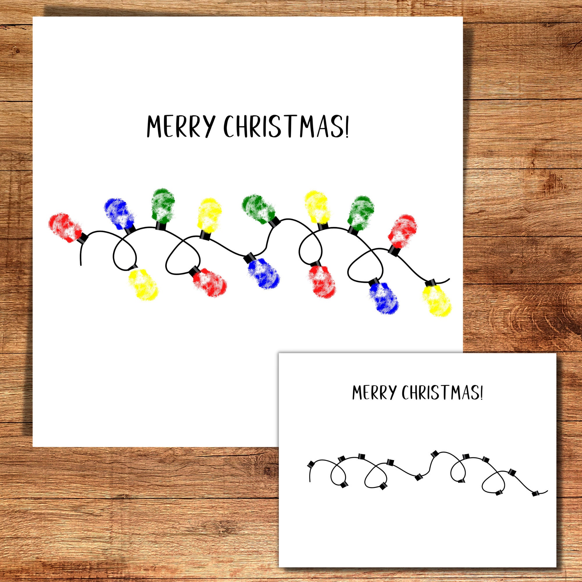Christmas Fingerprint Art, Fingerprint Craft, Christmas Kids Craft ...