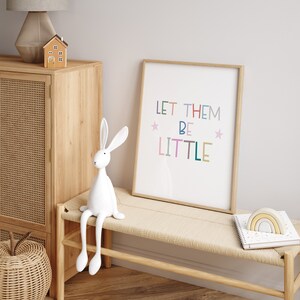 Let Them Be Little Print, Quote Print for Nursery, Playroom Prints ...
