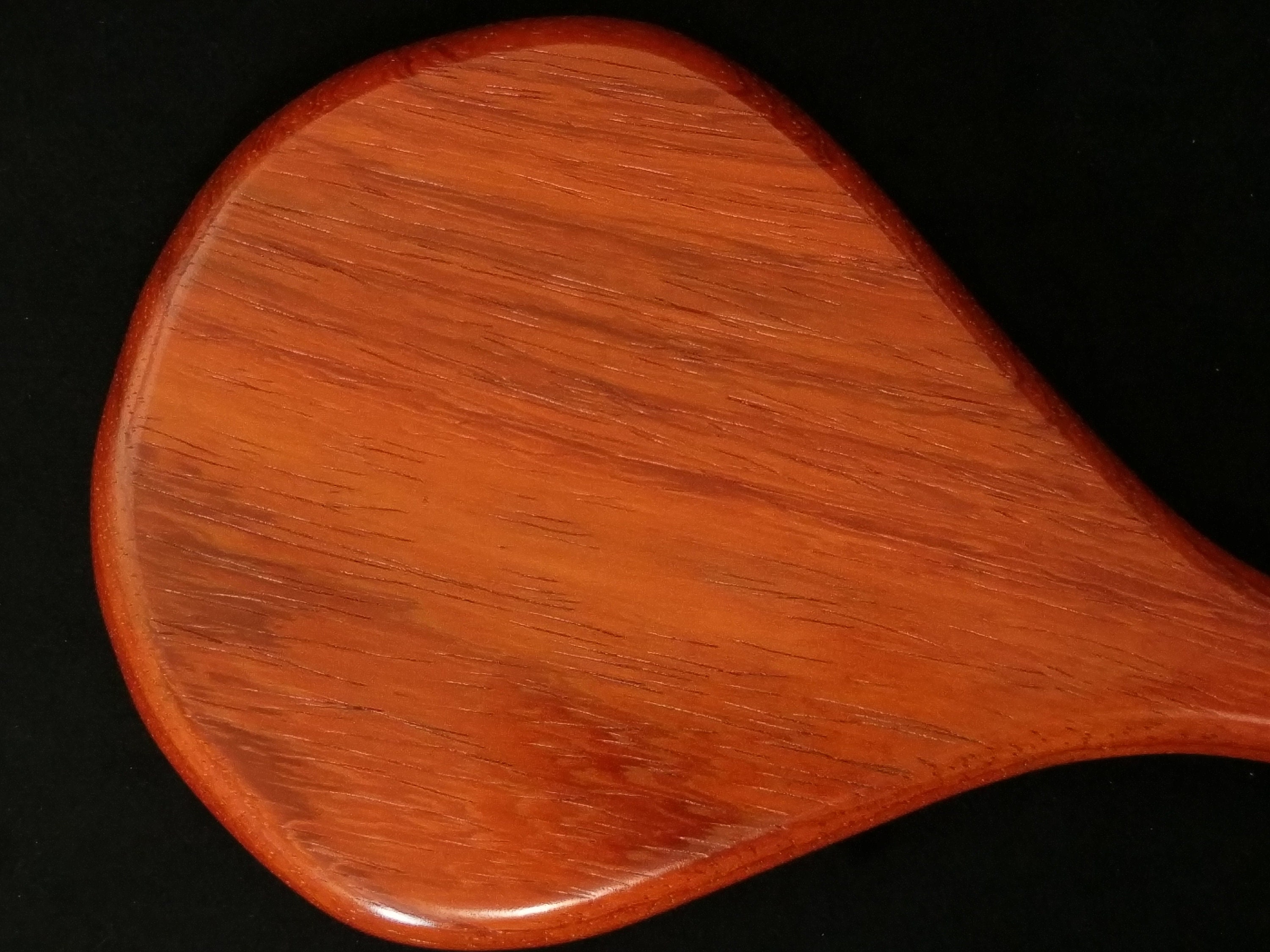 Padauk Pong Paddle | Over the Knee OTK Wooden Paddle | Medium BDSM Wood ...