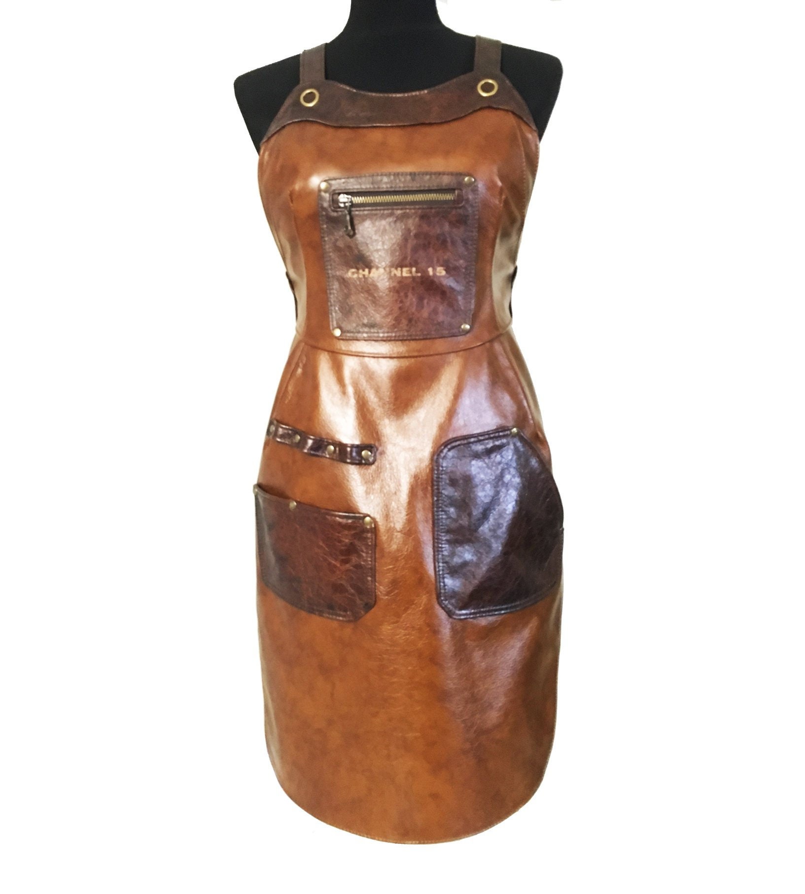 Bartender Apron Barmaid Leather Apron Boudicca Hotel Bar - Etsy