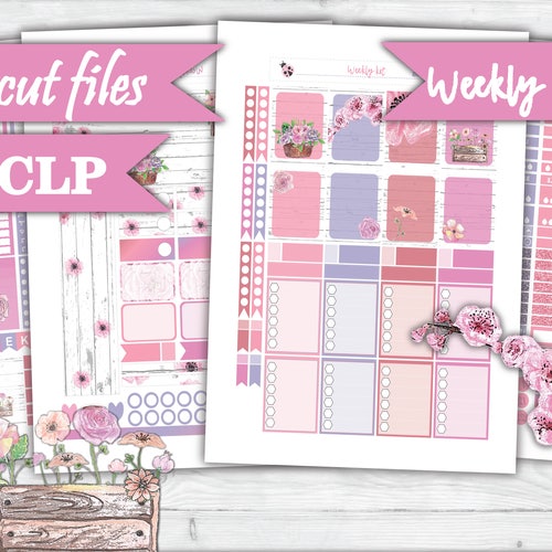 Pastel Rainbow Printable Planner Weekly Kit Erin Condren - Etsy