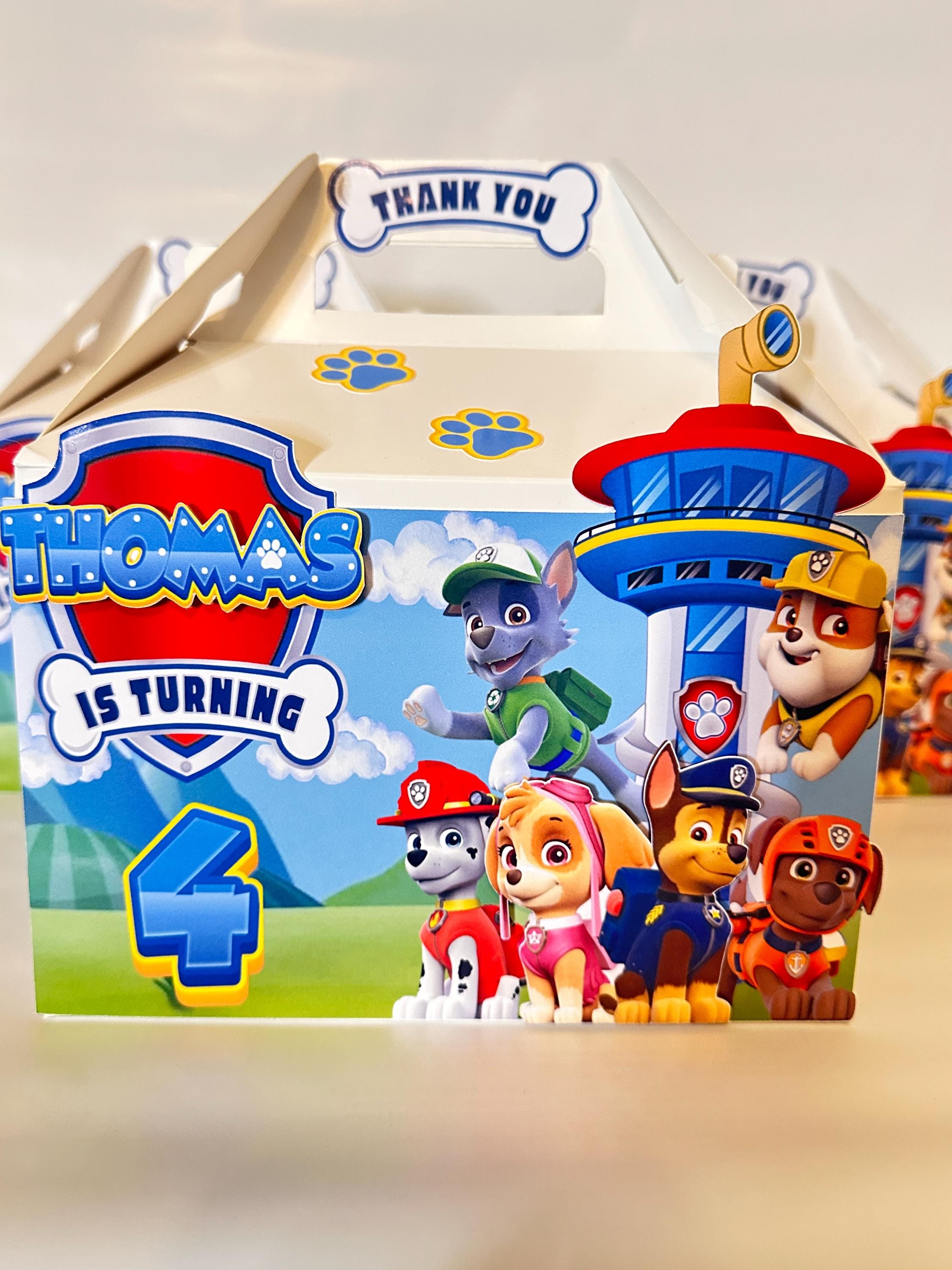 Paw Patrol Favor Boxes / Pup Party Boxes / 3D Party Favor Boxes ...