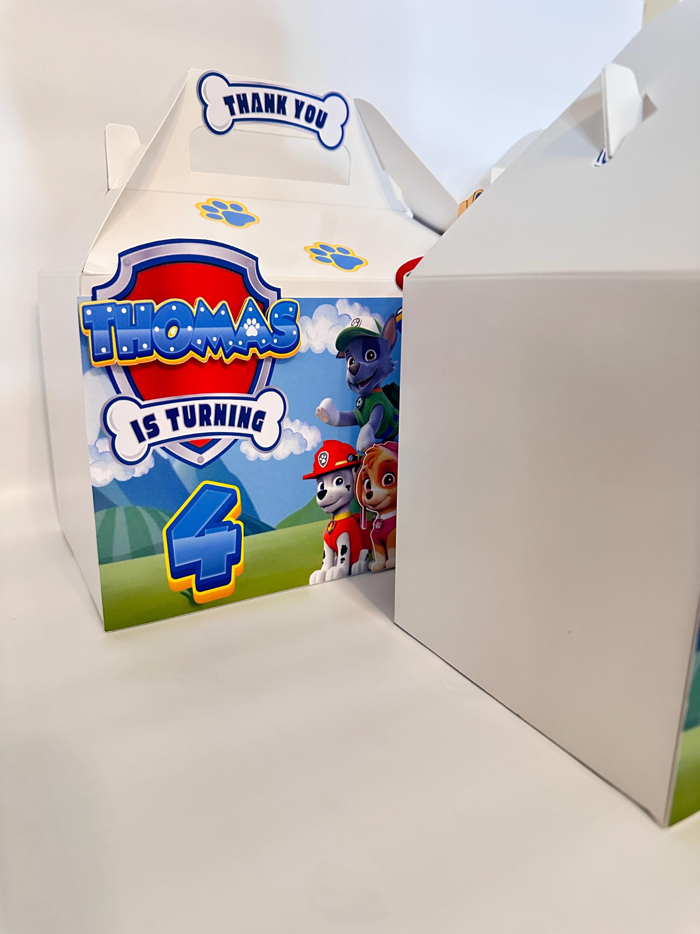 Paw Patrol Favor Boxes / Pup Party Boxes / 3D Party Favor Boxes ...