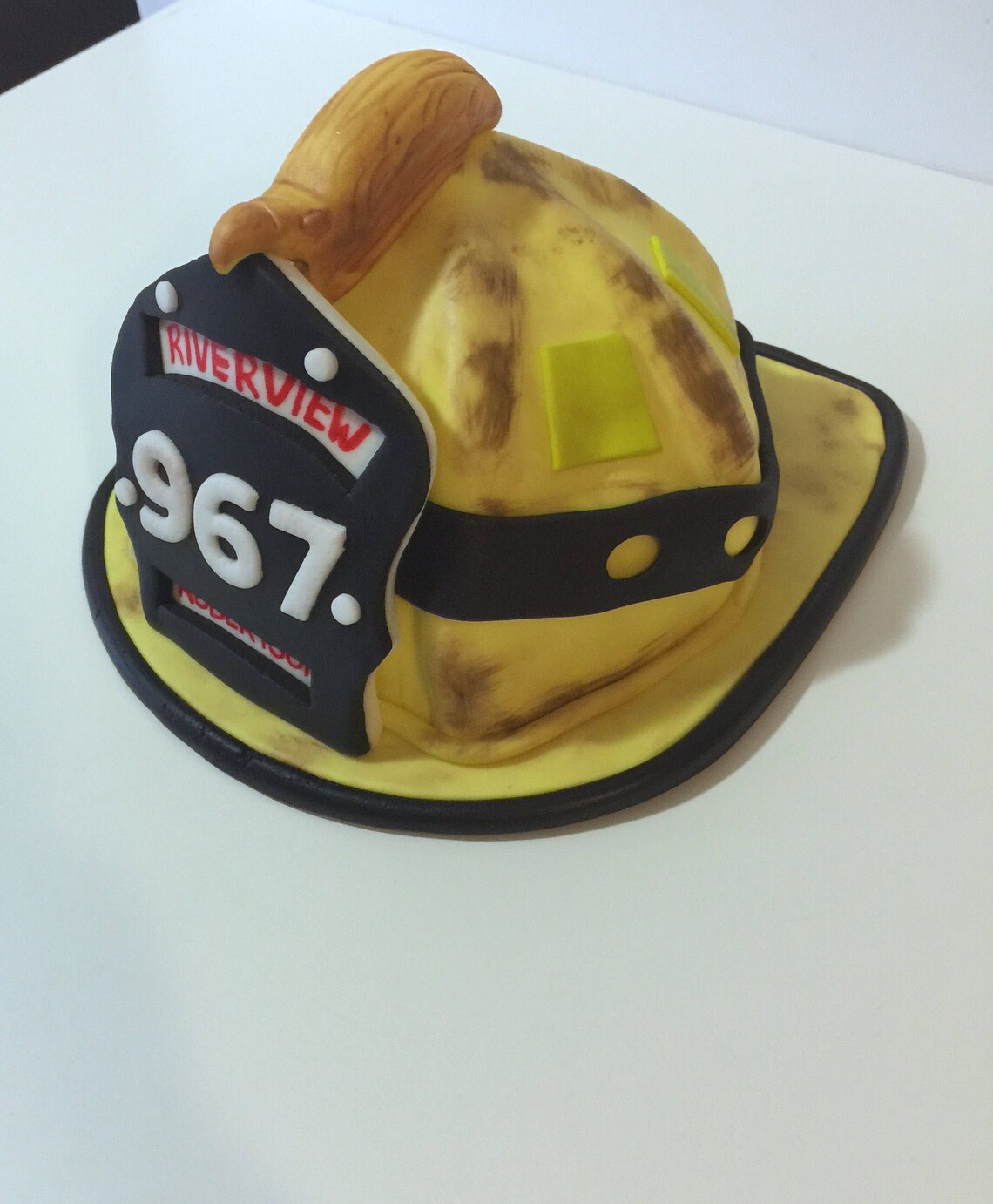 Fireman Hat Fondant Fireman Hat Fireman Cake Top Fondant - Etsy