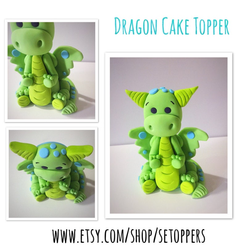 Dragon Cake Topper - Etsy