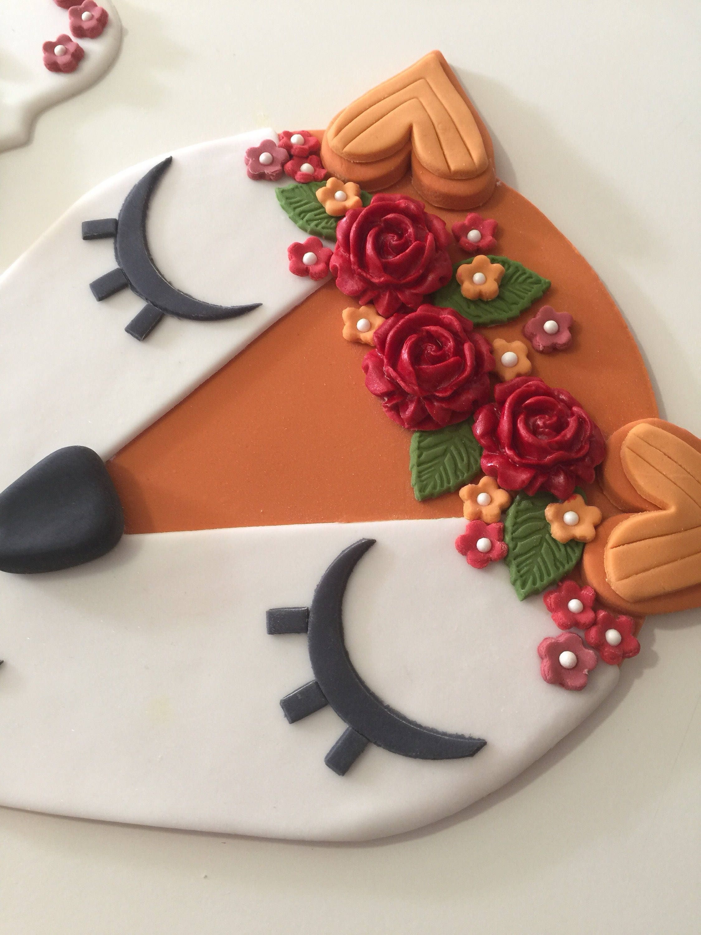 Woodland Cake Fondant Fox Cake Topper Cupcake Topper | Etsy