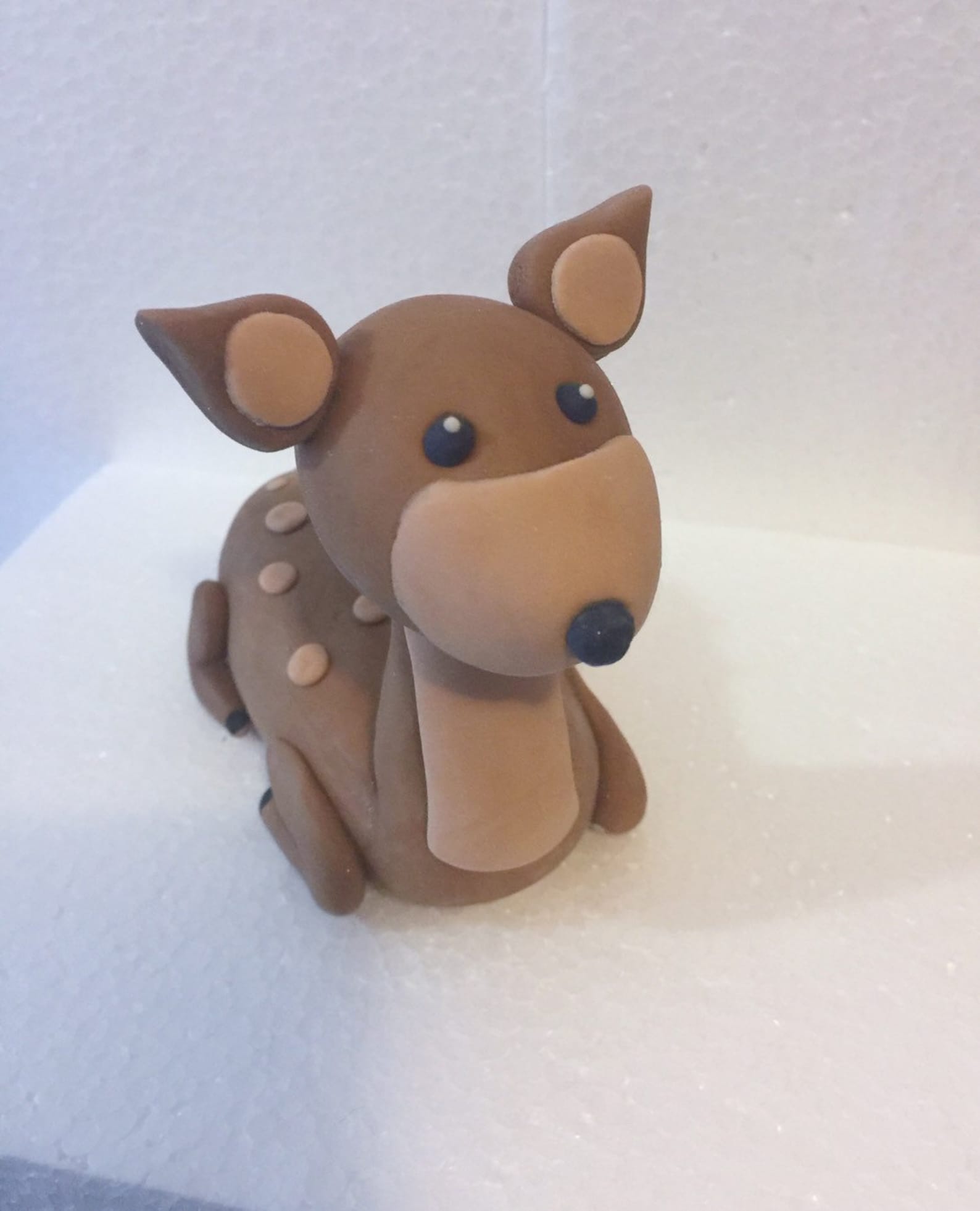 Deer Cake Topper Custom Cake Topper Cupcake Topper Fondant | Etsy