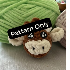 Howie Highland Cow Key Chain Pattern, PDF, Pattern Only, Market Make - Etsy
