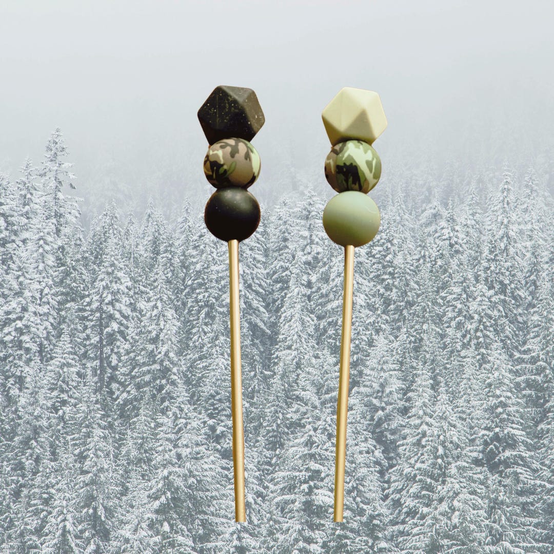 Mini Amigurumi Stick Camouflage, Grammy Stick Sewing Stick 7 Inch Stick ...