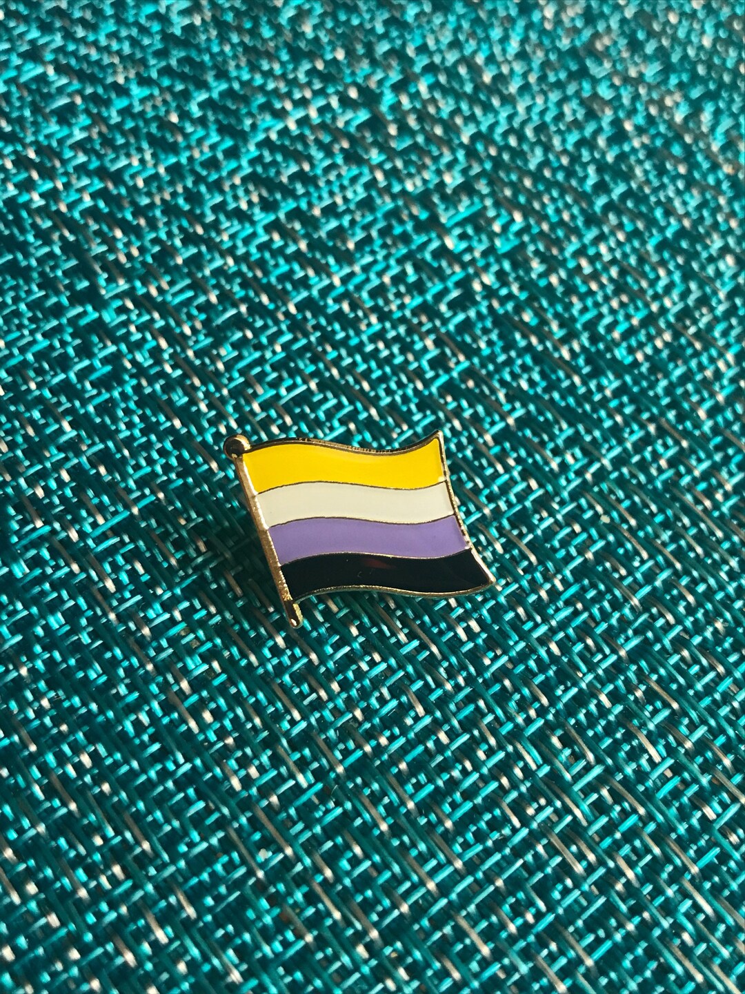 Custom Non-binary Pride Flag Pin - Etsy